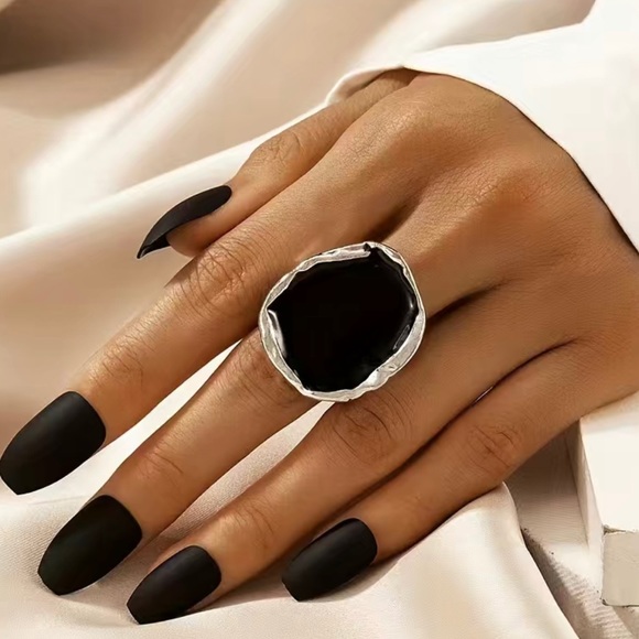 Passion of Essence | Jewelry | Exaggerated Personality Dome Ring Silver ...